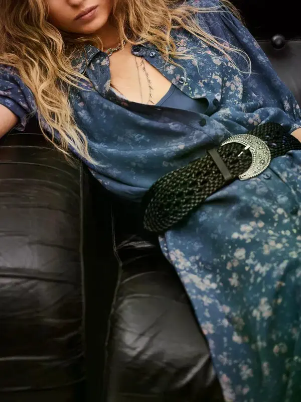 Ba&sh Floral-print Shirt Dress
