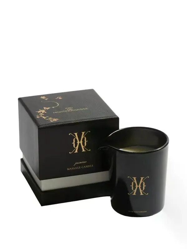 Kiki De Montparnasse Small Jasmine Massage Oil Candle - Black