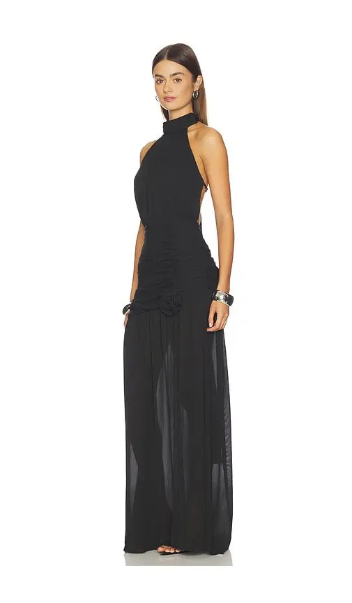 RUNAWAY THE LABEL High Neck Maxi Dress