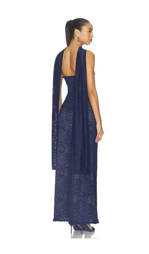 RUNAWAY THE LABEL Amana Maxi Dress - Navy