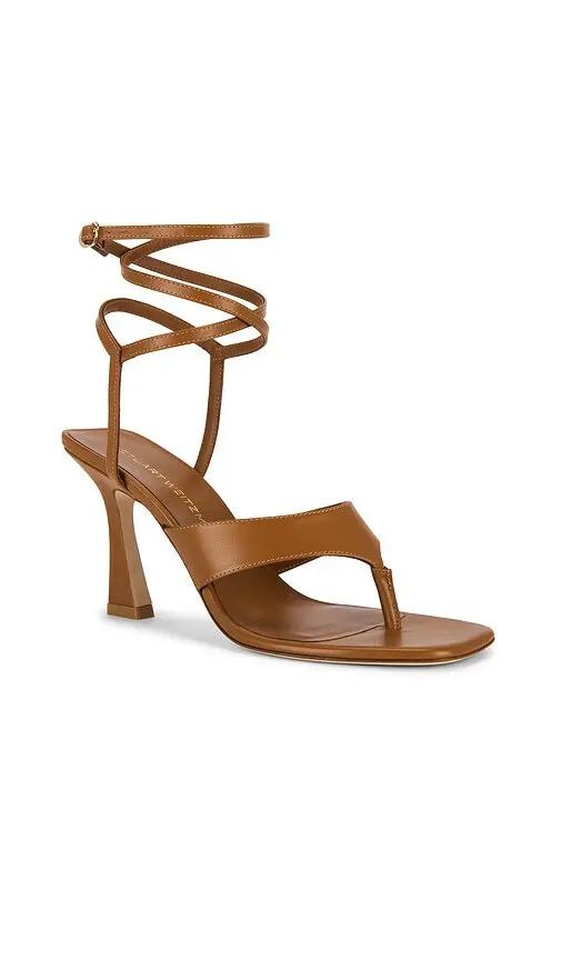 STUART WEITZMAN Vinnie Wrap Thong Sandal 85 - Boho Tan