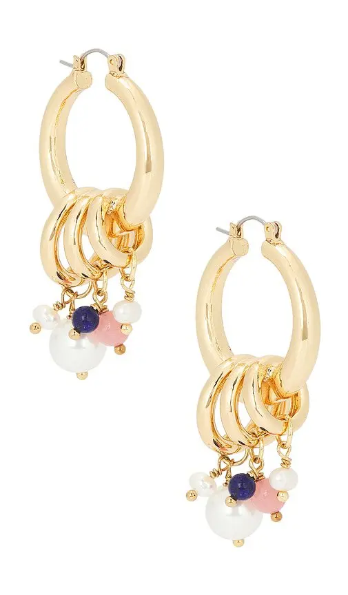 PETIT MOMENTS Voyage Hoop Earrings - Multi