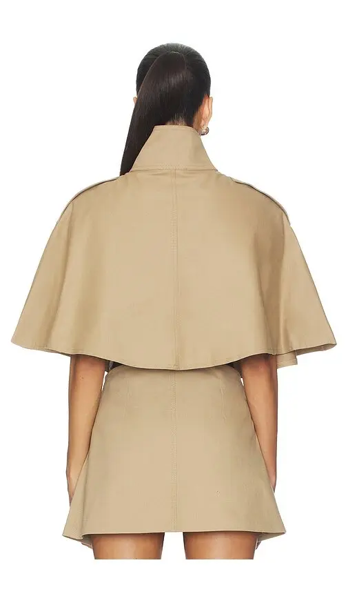 SELMACILEK Cropped Trench Cape