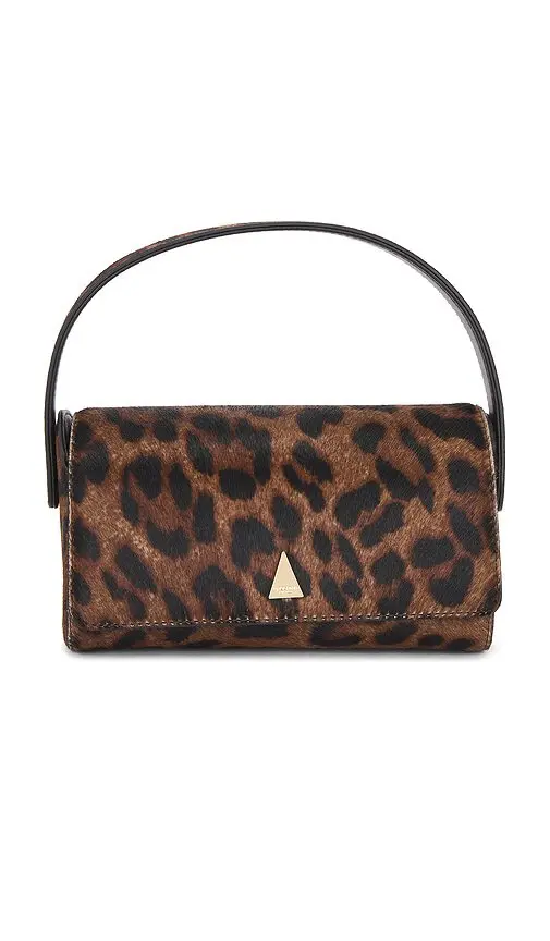 VERAFIED Calf Hair La Pochette Bag - Leopard