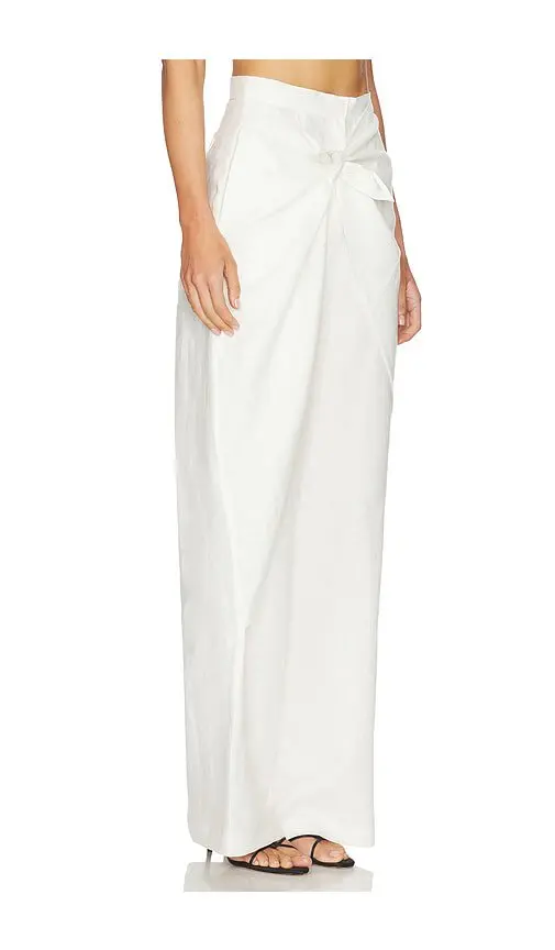 SELMACILEK Knot High-waisted Pants