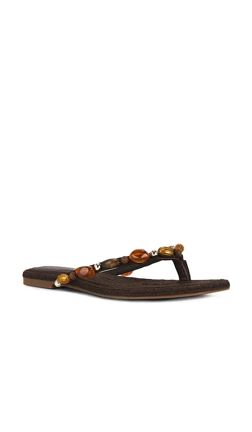 Steve Madden Marble Flip Flop - Brown Multi