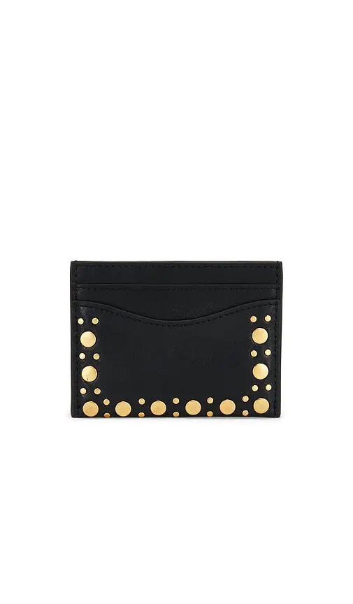 Rebecca Minkoff Mab Studded Card Case - Black