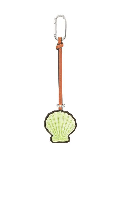 Tory Burch Leather Shell Key Fob - Multi