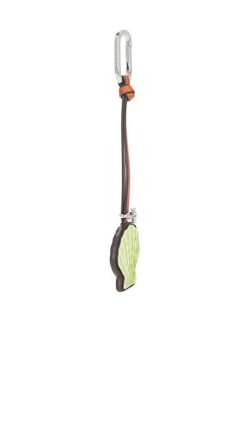 Tory Burch Leather Shell Key Fob - Multi