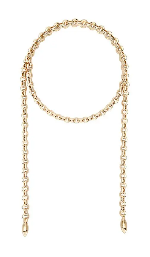 JENNIFER FISHER 40 Link Wrap Around Necklace - Yellow Gold