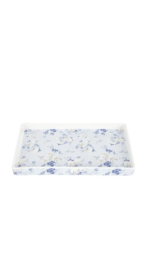 LoveShackFancy Evaline Fragrance Tray In Baby Blue - Whisper Blue