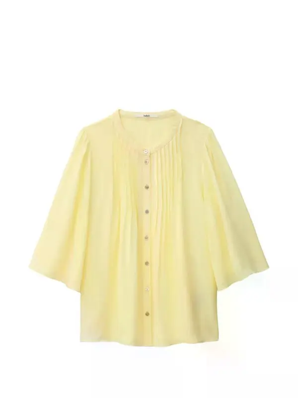 Ba&sh Barna Pleated Blouse