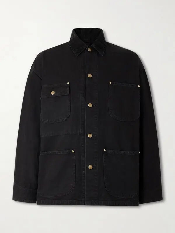 ORSLOW Cotton-canvas Coverall Jacket - Black