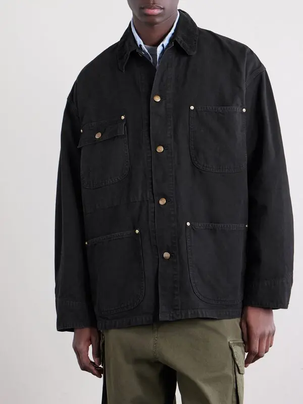 ORSLOW Cotton-canvas Coverall Jacket - Black