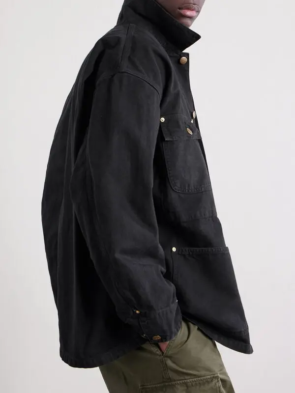 ORSLOW Cotton-canvas Coverall Jacket - Black