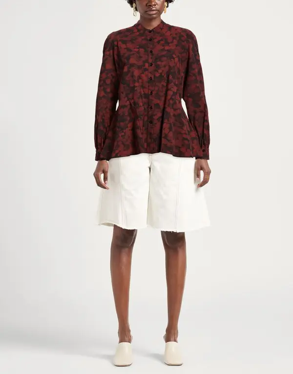 High Long Sleeve Button-up Shirt
