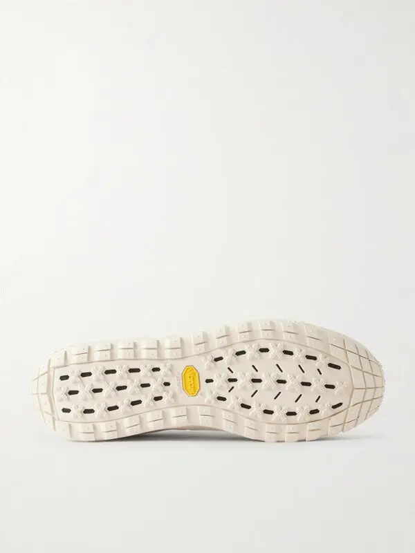 Moncler Trailgrip Lp Leather-trimmed Ripstop Sneakers