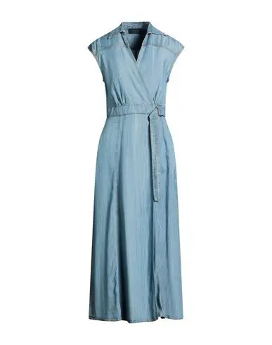 KAOS JEANS Maxi Dress Size Lyocell - Blue
