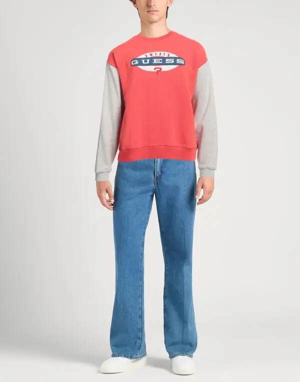 Guess Crewneck Sweatshirt With Embroidered Logo