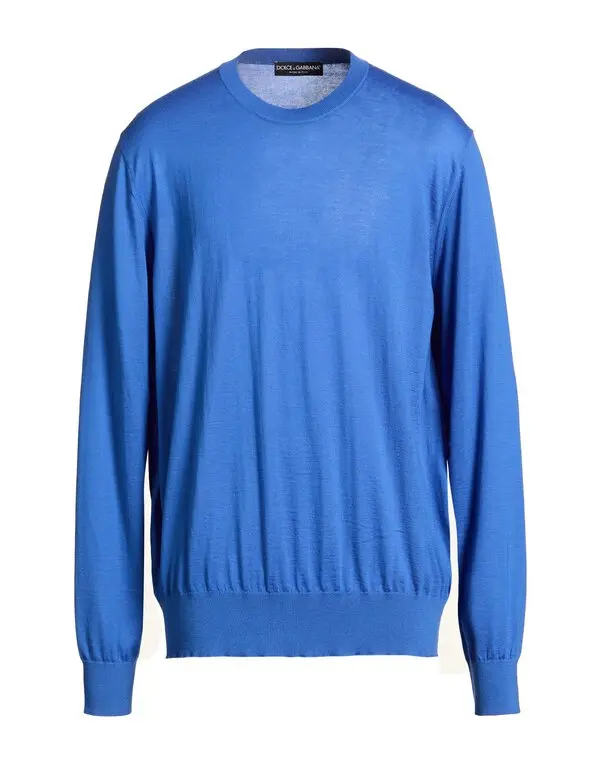 Dolce & Gabbana Cashmere Crewneck Sweater - Blue