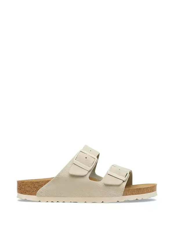 BIRKENSTOCK Arizona Buckle Strap Slides - Neutrals
