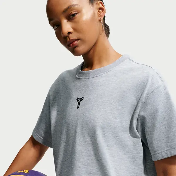 Nike Kobe Dri-fit Cropped Basketball T-shirt - Grey