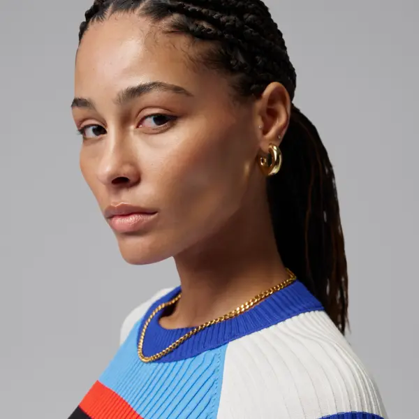 JORDAN Flight Long-sleeve Striped Sweater