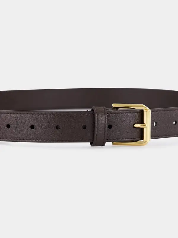 Givenchy Voyou Leather Belt - Brown