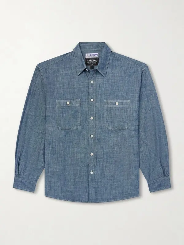 FRIZMWORKS Kuroki Cotton-chambray Shirt
