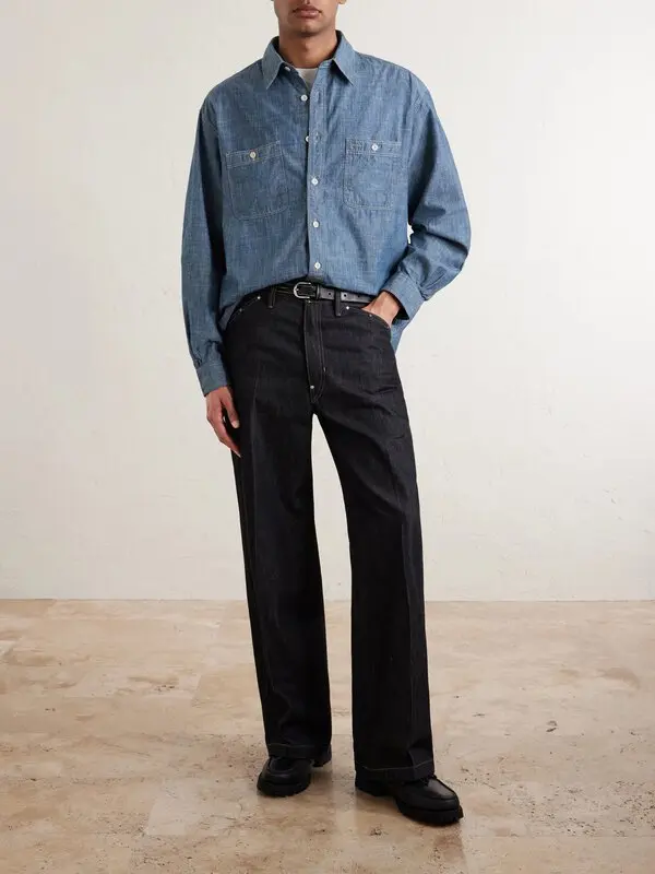 FRIZMWORKS Kuroki Cotton-chambray Shirt