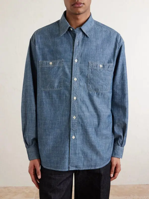FRIZMWORKS Kuroki Cotton-chambray Shirt