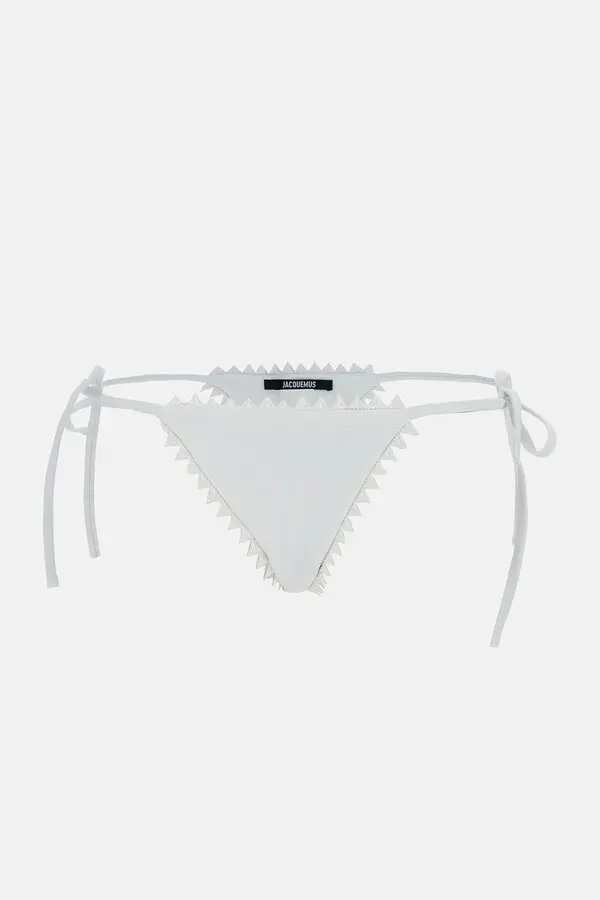 Jacquemus Bikini Bottom Picot - Bianco