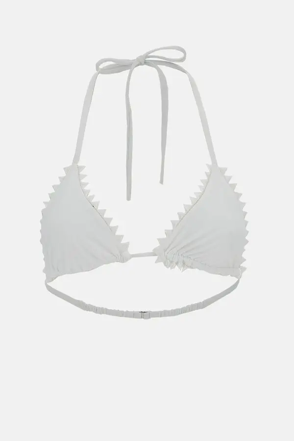 Jacquemus Picot Bikini Top - Bianco
