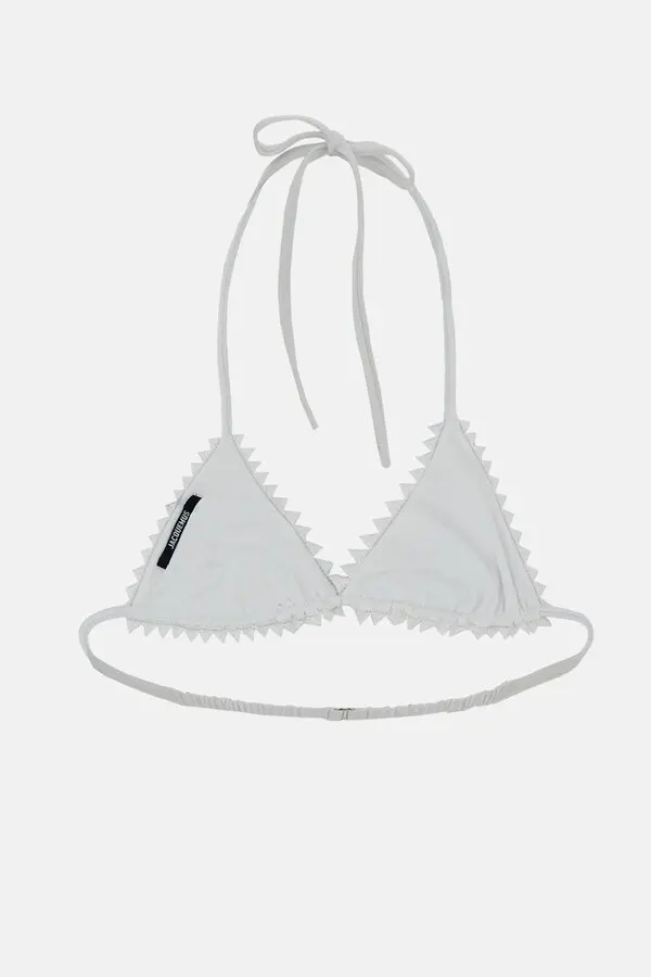 Jacquemus Picot Bikini Top - Bianco