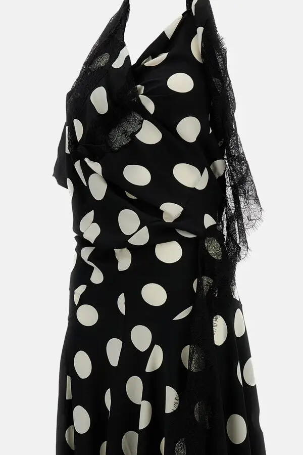junya watanabe lace dress Junya Watanabe Lace V-neck Dress