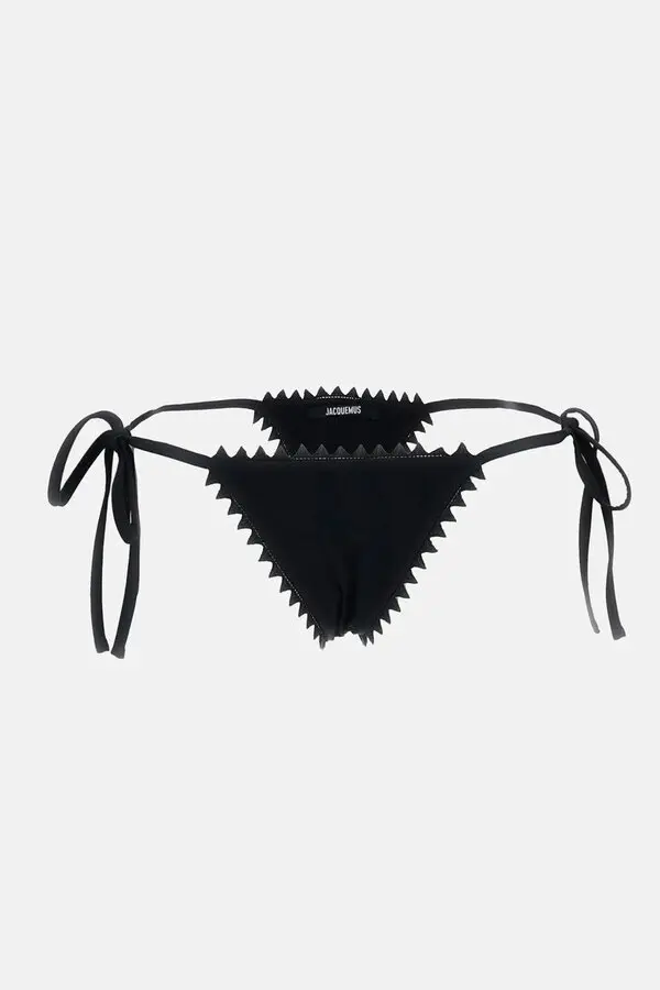 Jacquemus Picot Bikini Bottom - Black
