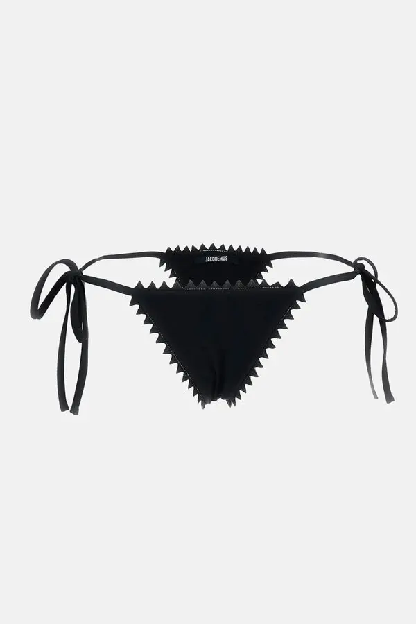 Jacquemus Picot Bikini Bottom - Black