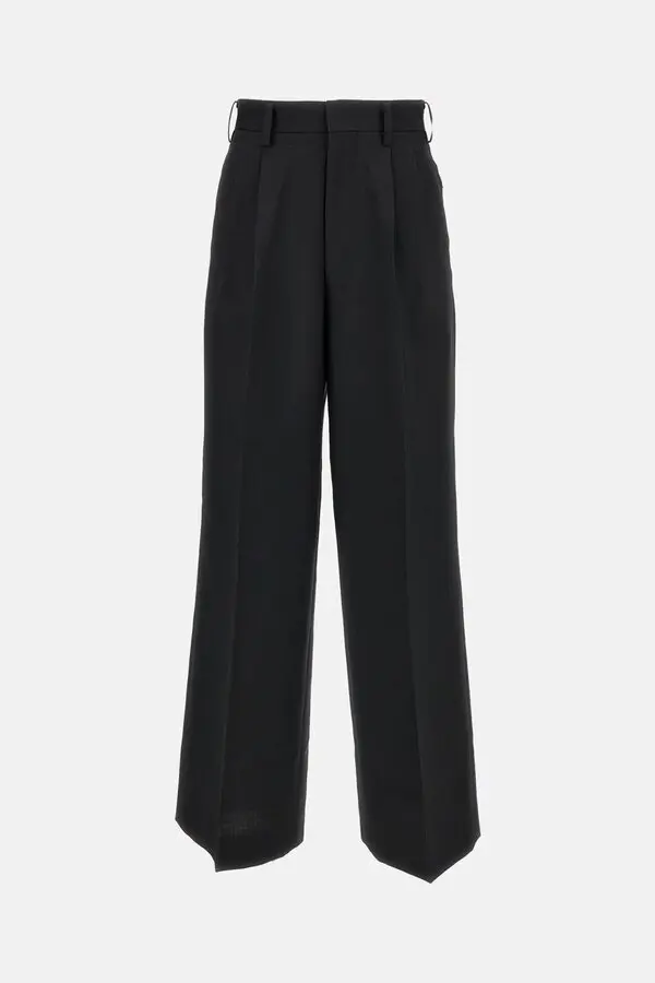 Junya Watanabe Tailored Wide-leg Trousers - Black