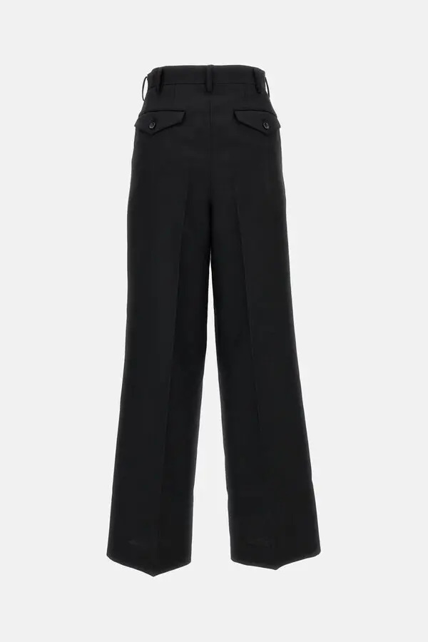 Junya Watanabe Tailored Wide-leg Trousers - Black