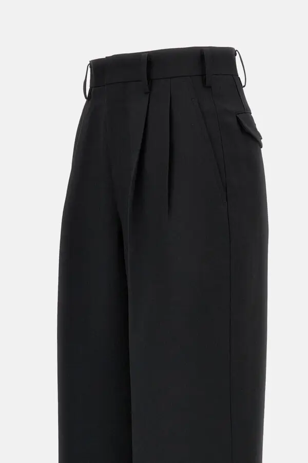 Junya Watanabe Tailored Wide-leg Trousers - Black