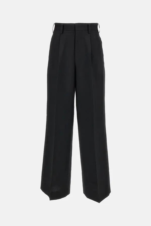 Junya Watanabe Tailored Wide-leg Trousers - Black