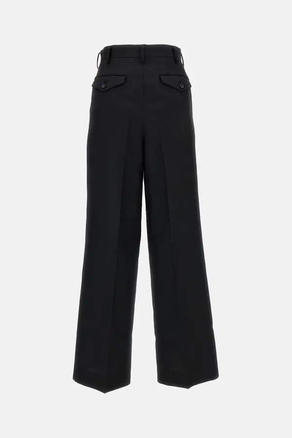 Junya Watanabe Tailored Wide-leg Trousers - Black