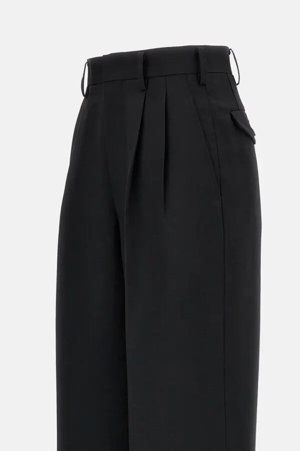 Junya Watanabe Tailored Wide-leg Trousers - Black
