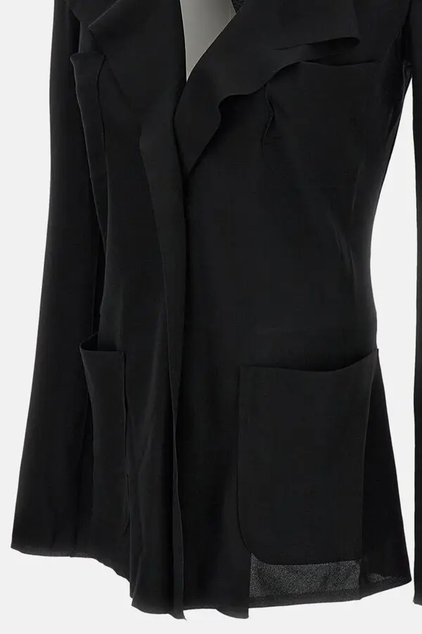 Junya Watanabe Fluid-fabric Jacket With Deconstructed Lapels