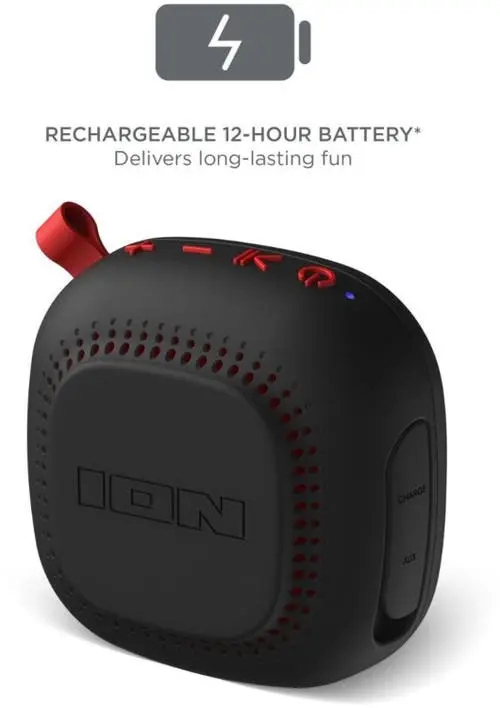 ION AUDIO Isp153 Magnet Rocker Portable Bluetooth Speaker