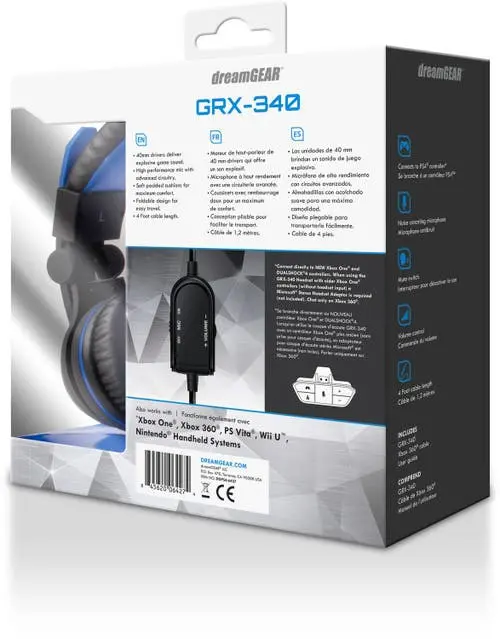 DREAMGEAR Wired Headset Grx340 Advanced