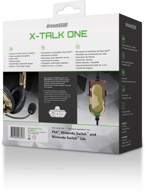 DREAMGEAR Wired Headset X-talk Headset With Boom Mic