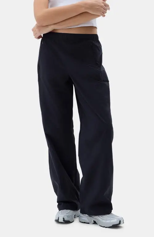 HALFDAYS Gwen Wide Leg Cargo Pants - Black