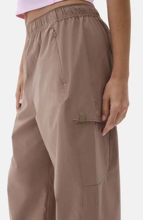 HALFDAYS Gwen Wide Leg Cargo Pants - Suede