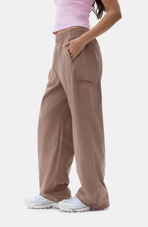 HALFDAYS Gwen Wide Leg Cargo Pants - Suede